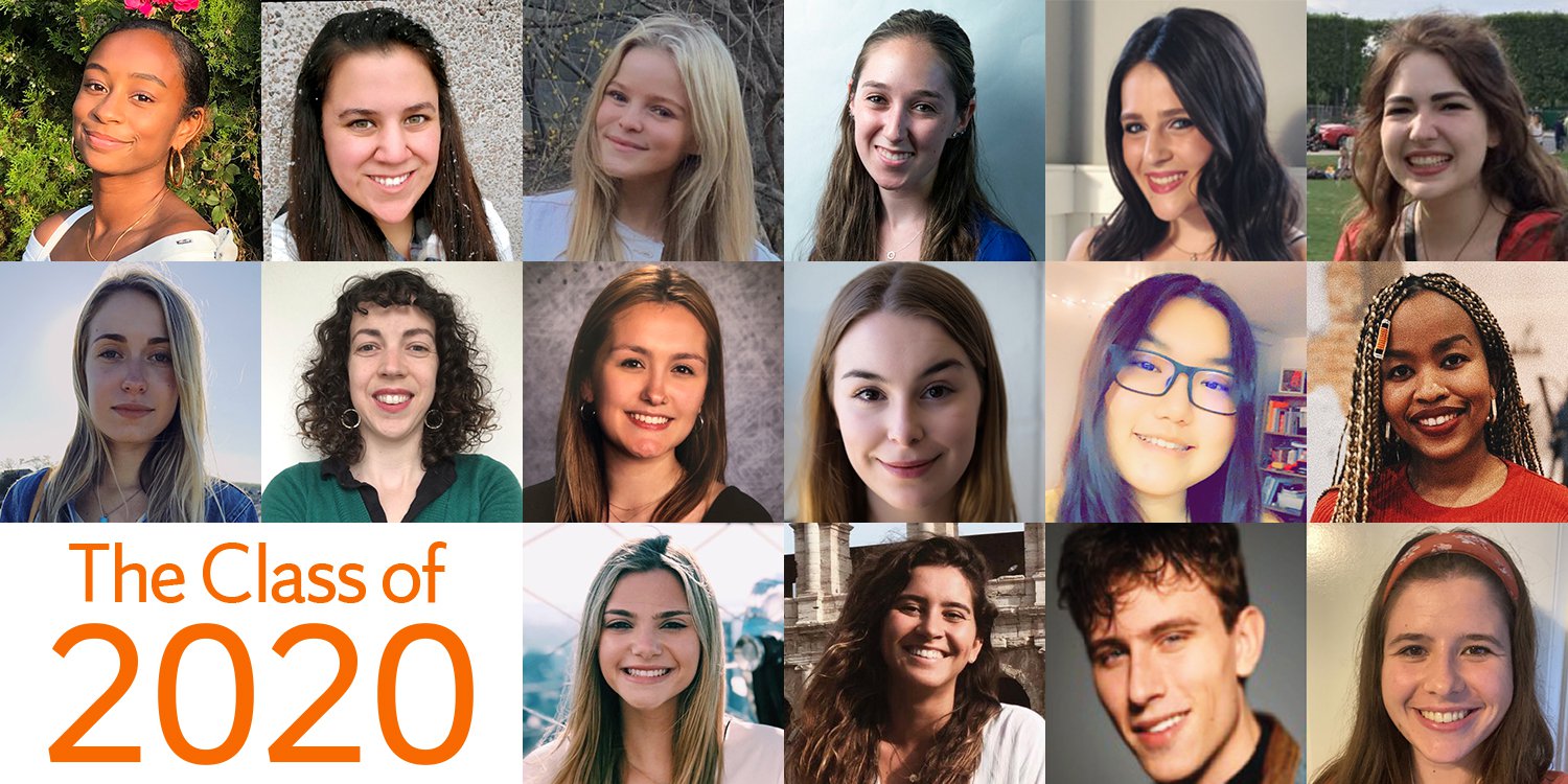 The Writing and Rhetoric Class of 2020! - College of Arts & Sciences at ...